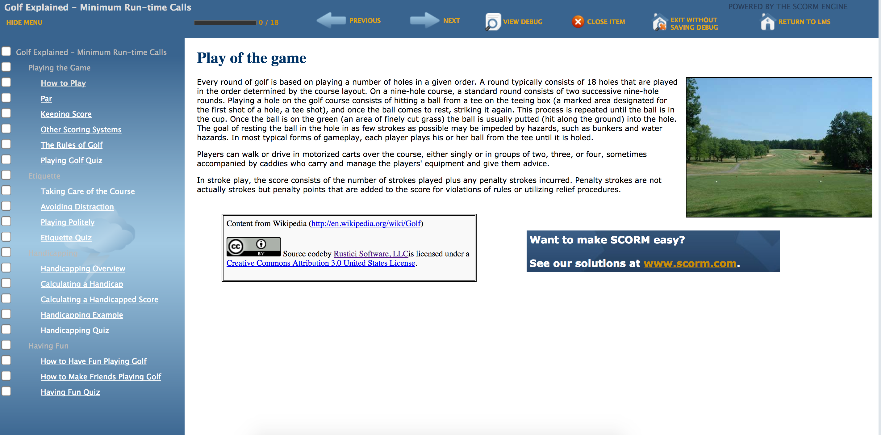 Changing Course Properties in SCORM Cloud – Rustici Software Knowledge Base