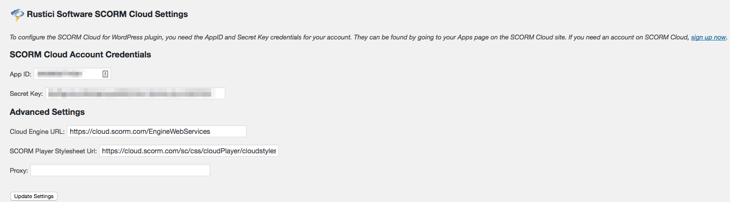 Installing The Scorm Cloud Wordpress Plugin Rustici Software Knowledge Base