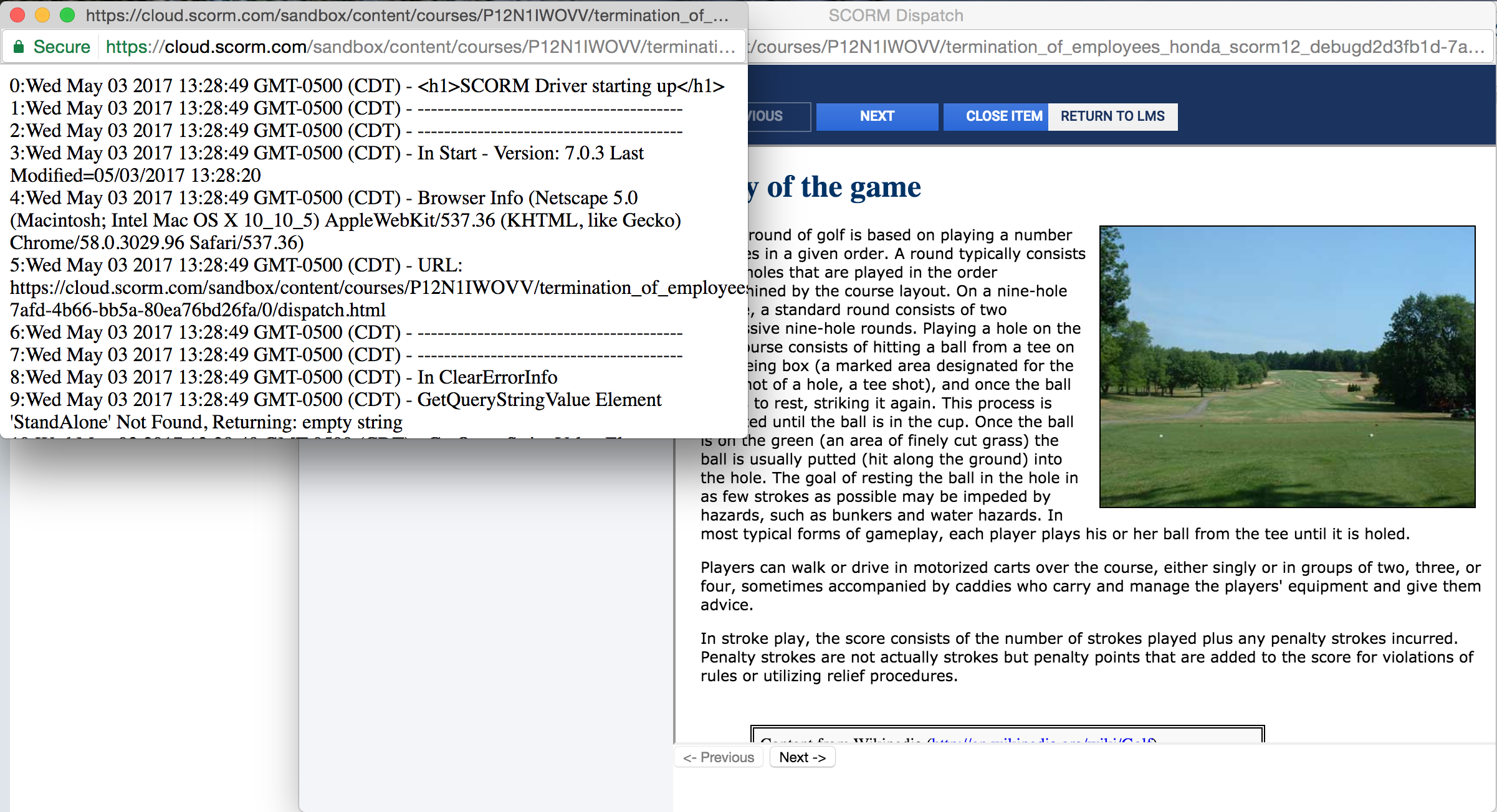 Content Controller Troubleshooting Creating A Debug Package Rustici Software Knowledge Base