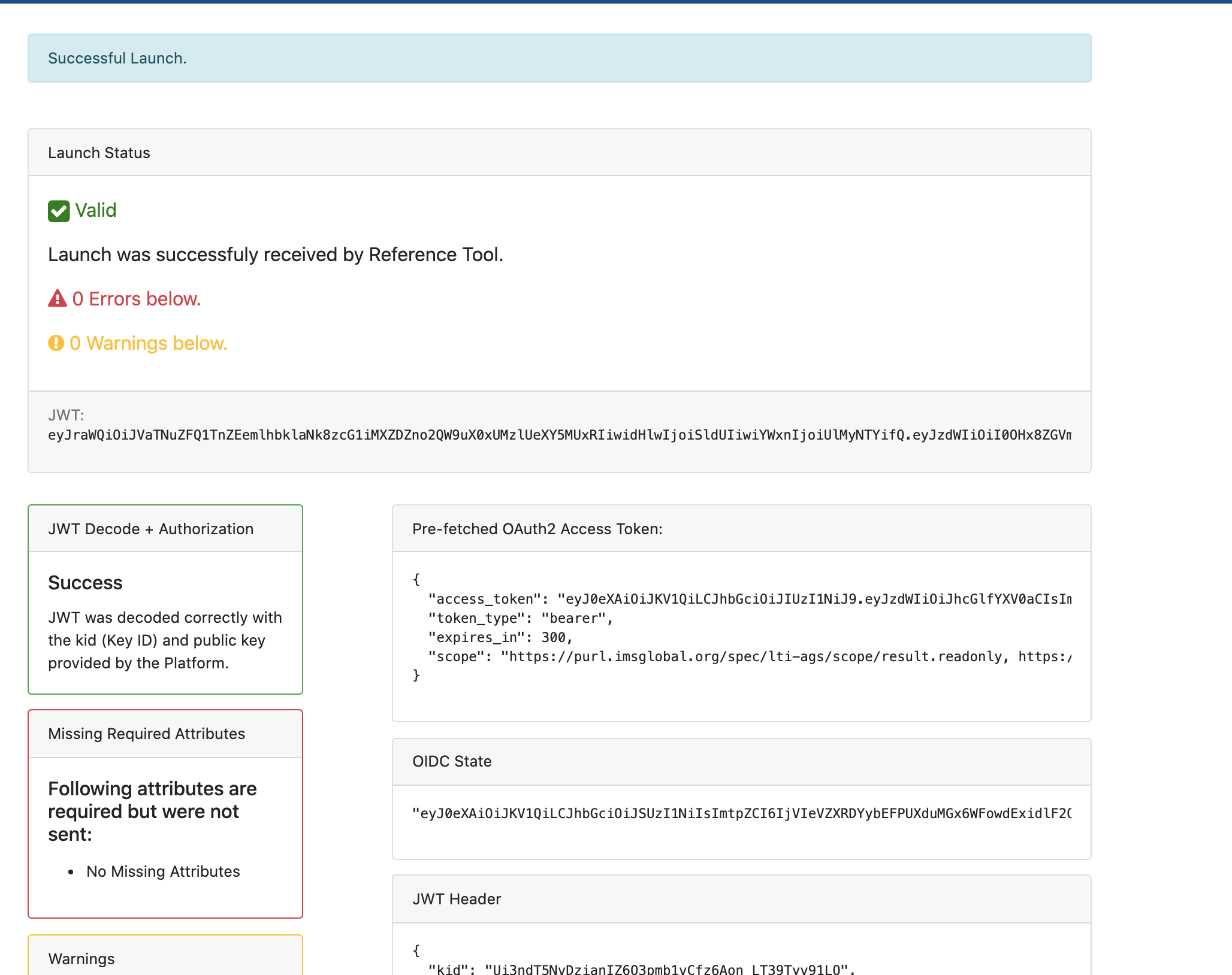 Integrating Engine with the IMS test tool for LTI 1.3 – Rustici ...