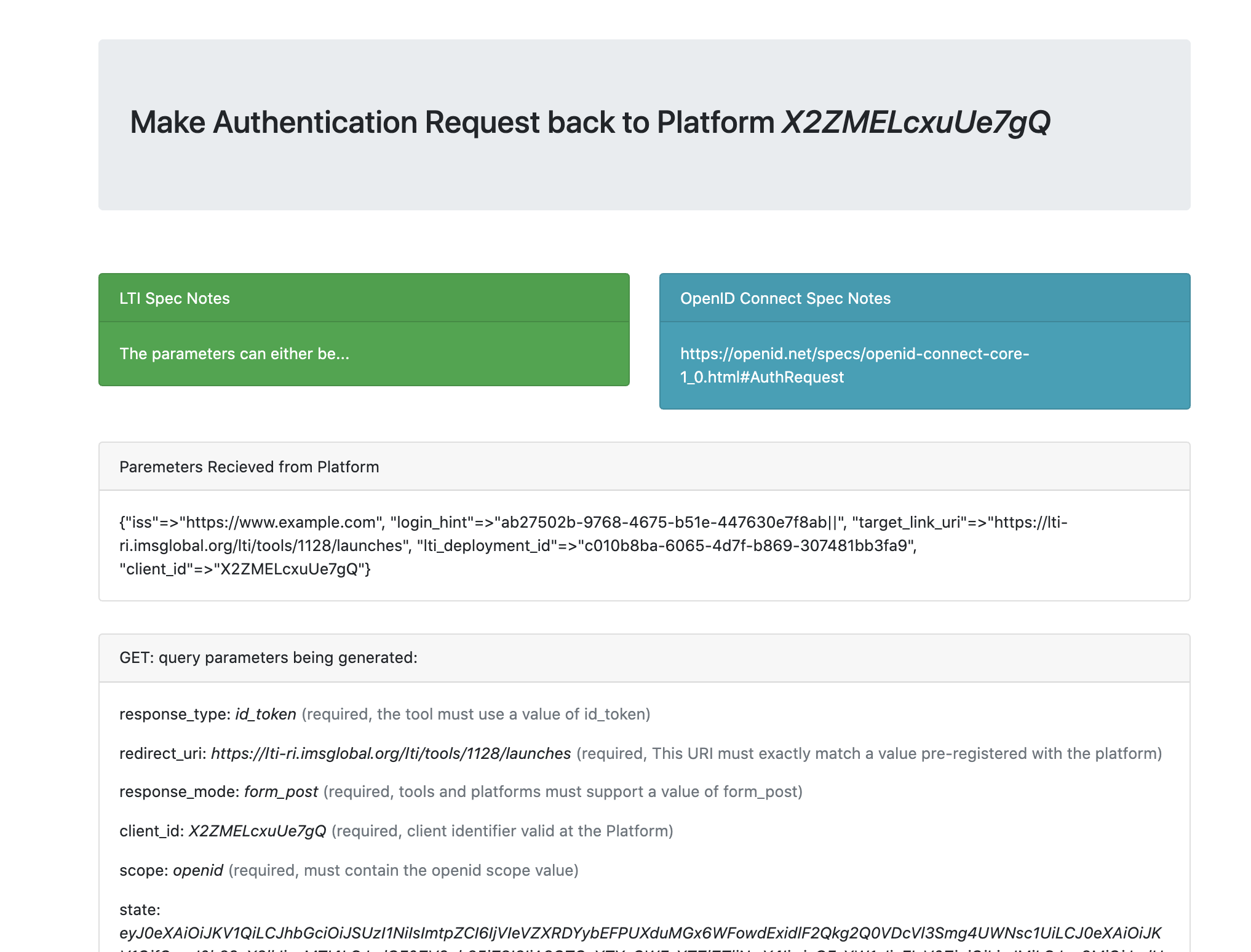 Integrating Engine with the IMS test tool for LTI 1.3 – Rustici ...